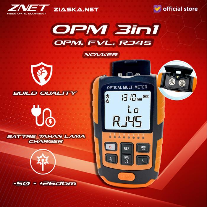 Jual Mini OPM 3 in 1 OPTICAL POWER METER OPM FVL RJ45 LAN Network ...