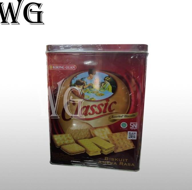 Jual Cemilan / Biskuit Kaleng Khong Guan Classic Assorted 600 Gr ...
