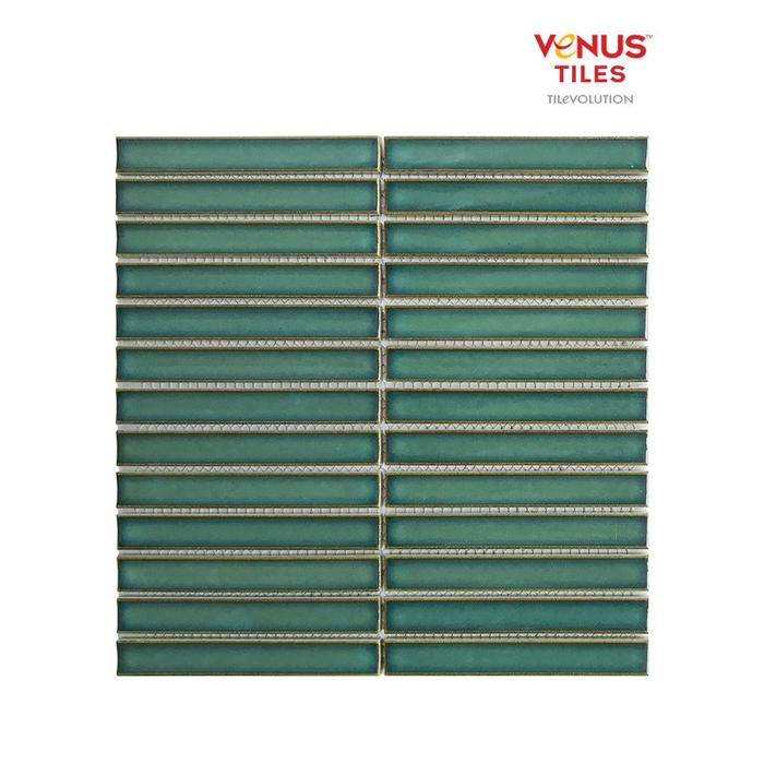 Jual Mosaic Venus Pottery Striped Concave Grass Jelly - Mosaic Interior ...