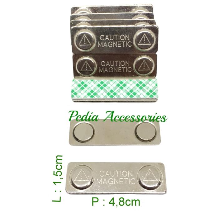 Jual MAGNETIC / MAGNET NAME TAG NAMA DADA CAUTION 10mm - Jakarta Pusat ...