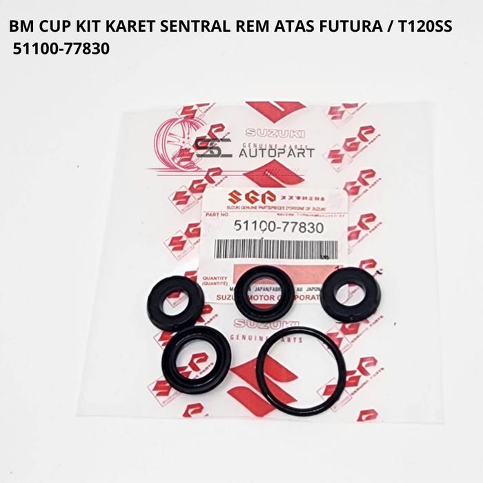 Jual BM Cup Kit Karet Rem Sentral Rem Atas Futura T120SS 51100-77830 ...