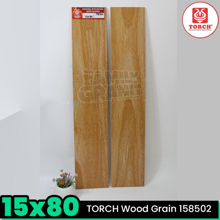 Jual Granit Motif Kayu 15x80 TORCH 158502 Matt Lantai Dinding Kasar KW1 - Kab. Tangerang ...