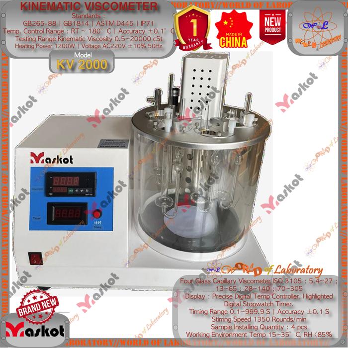 Jual MASKOT Kinematic Viscosity 20000 cSt Model KV-2000 - Jakarta Barat ...