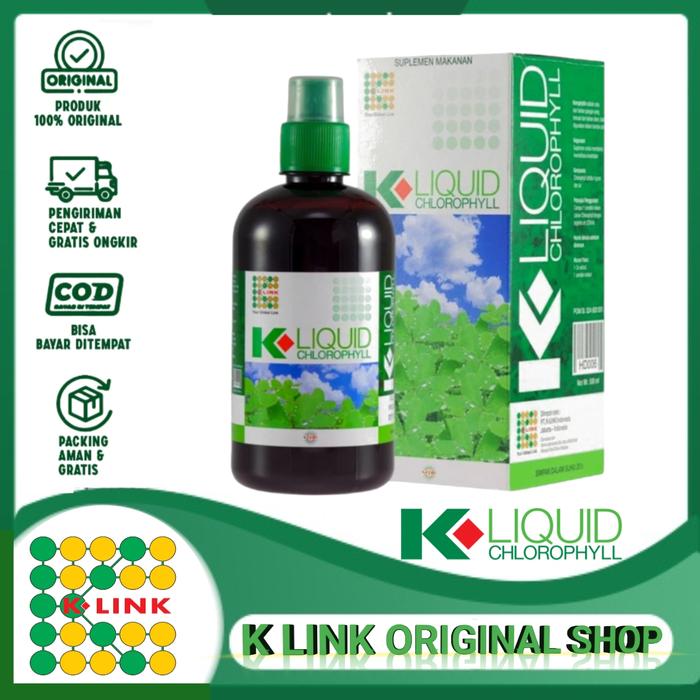 Jual Klink Chlorophyll Liquid Klorofil Link Clorofil Asli - Jakarta ...