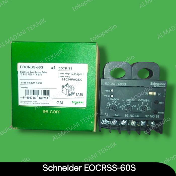 Jual Over Current Relay Schneider EOCRSS-60S Original - Kab. Tangerang - ALMADANI TEKNIK | Tokopedia