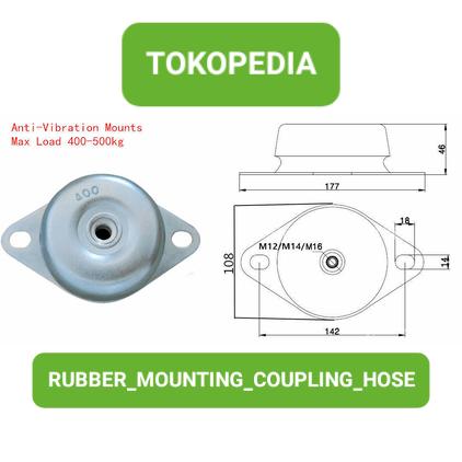 Jual RUBBER ENGINE MOUNTING 400KG-500KG KARET MOUNTING GENSET GENERATOR ...