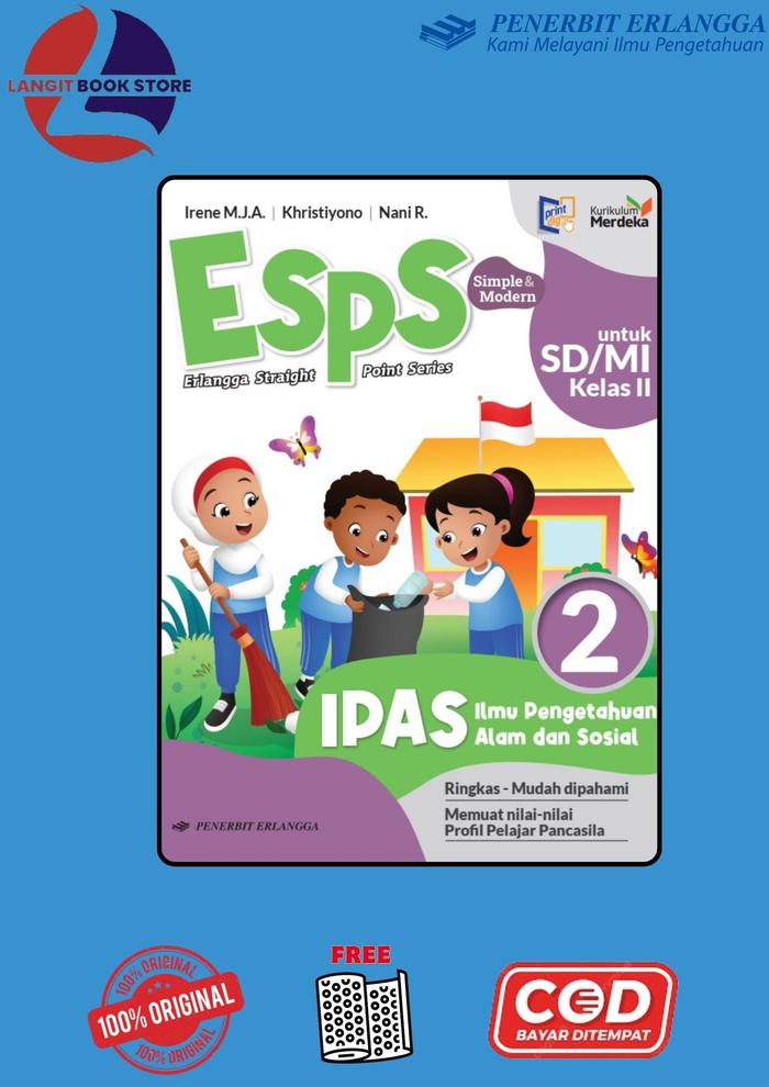 Jual ESPS IPAS SD/MI KLS.2 KURIKULUM MERDEKA - Jakarta Timur - LANGIT BOOK STORE | Tokopedia