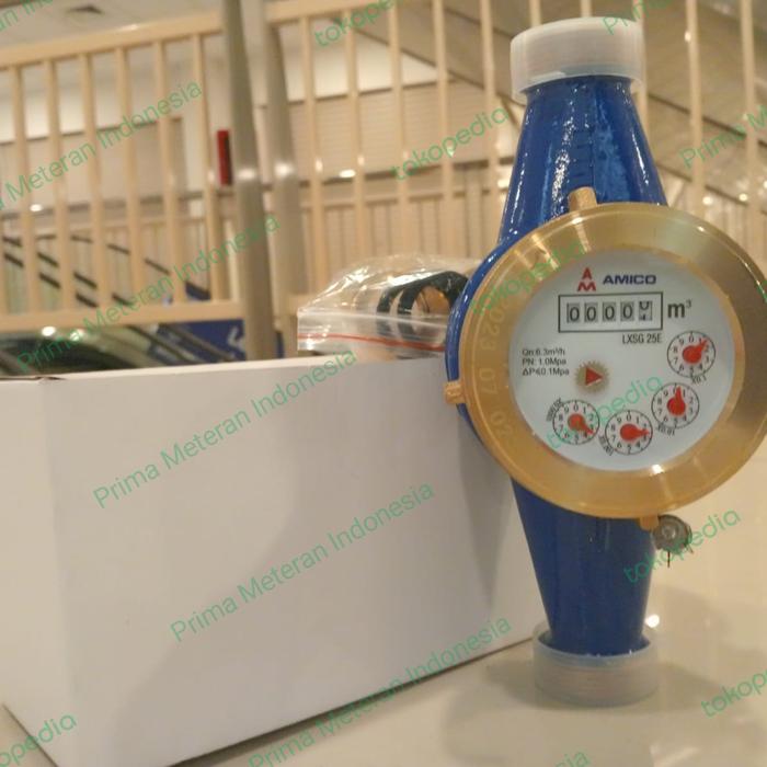 Jual Water Meter Amico 1 Inch DN 25mm/Meteran Air Amico DN 25mm + Tera ...