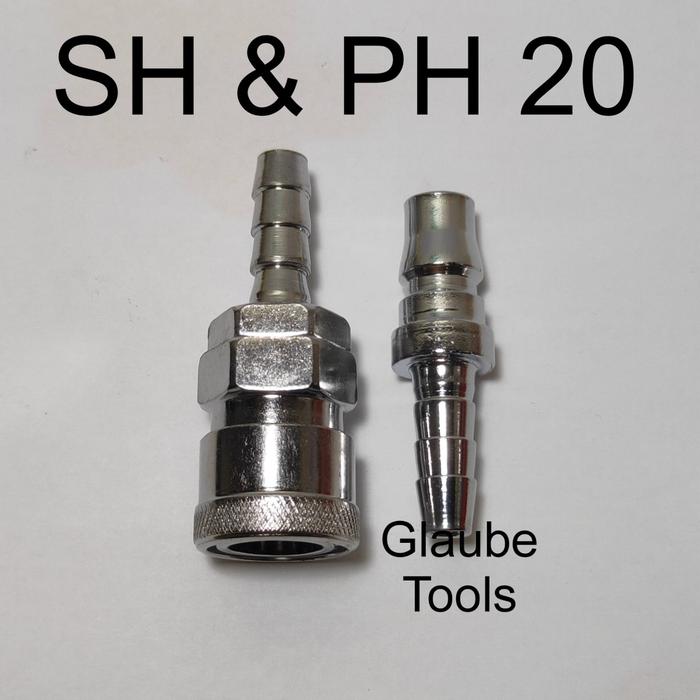 Jual (2item) SH20 dan PH20 Quick Coupler Sambungan Selang Adapter ...
