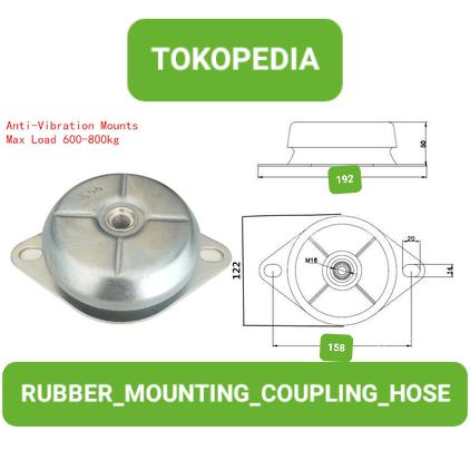 Jual RUBBER ENGINE MOUNTING 600KG-800KG KARET MOUNTING GENSET GENERATOR ...