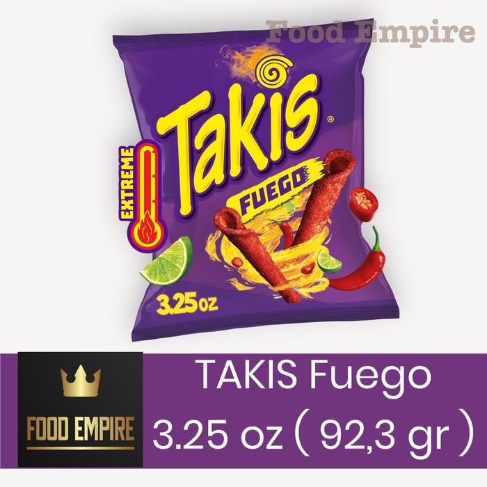 Jual TAKIS Fuego Tortilla Chips 92,3 gram | Hot Chili Pepper & Lime ...