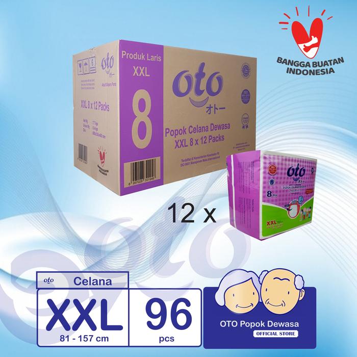 Jual OTO Diapers Pants Popok Dewasa model Celana XXL 12 @ 8 pcs Total 96pcs - Jakarta Utara ...
