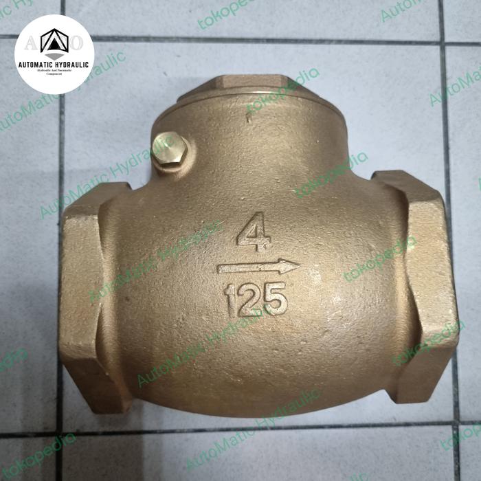 Jual CHECK VALVE 4" INCH KITZ KUNINGAN /SWING CHECK VALVE KITZ ...