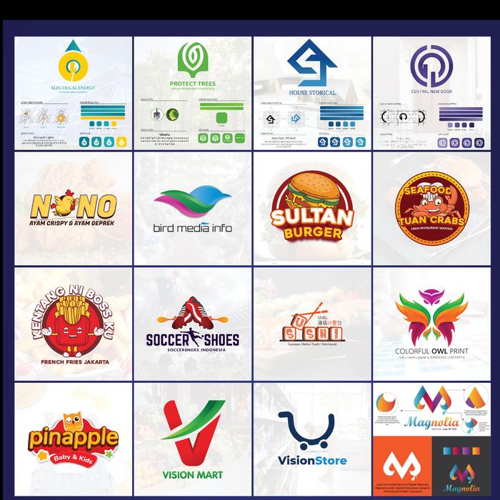 Contoh Bentuk Logo Jasa Pembuatan Desain Logo | Jasa Desain Kaos