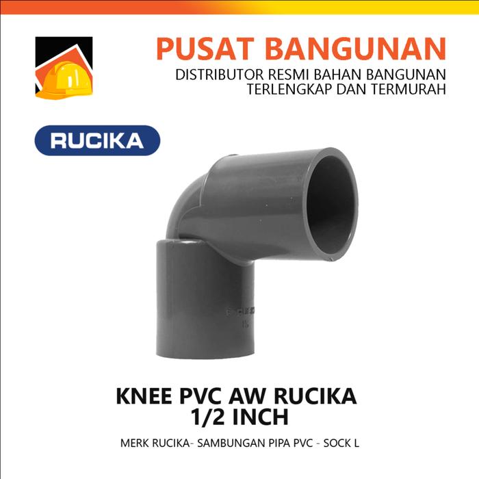 Jual KNEE AW 1/2" INCH FITTING PIPA PVC RUCIKA KNIE - Kab. Madiun ...