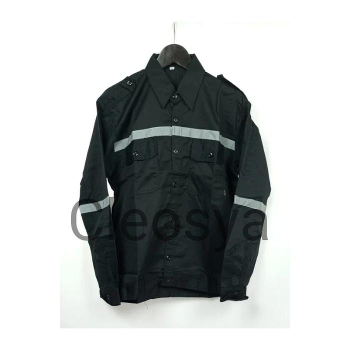 Jual Wearpack Safety lengan Panjang Seragam kerja proyek K3 Orange - M ...