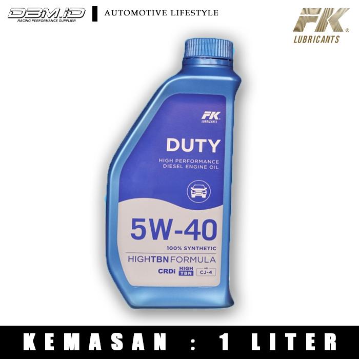 Jual OIL OLI FK Lubricant MOBIL DIESEL SOLAR DUTY CJ-4 5W40 5W-40 1 LITER - Kota Surabaya - DBM ...