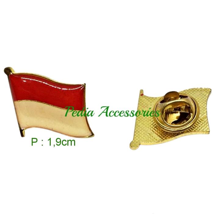 Jual Pin Bendera Indonesia Berkibar/Pin Bendera Merah Putih - Jakarta ...