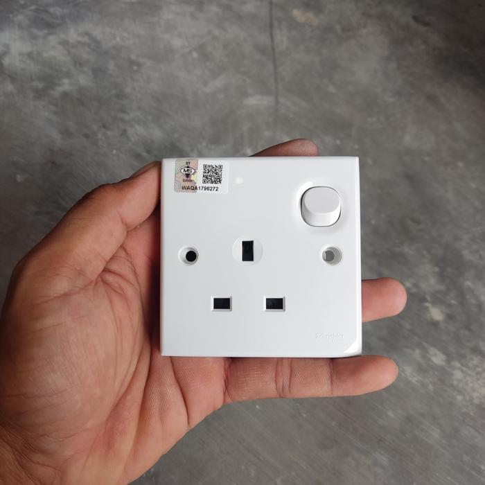 Jual Stop Kontak Schneider Classic Clipsal 13A KAKI Original Baru ...