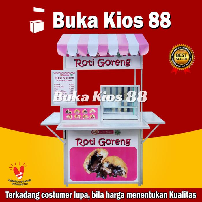 Jual Booth Portable Etalase + Stiker ukuran Medium Besar P.100 L.60 T ...