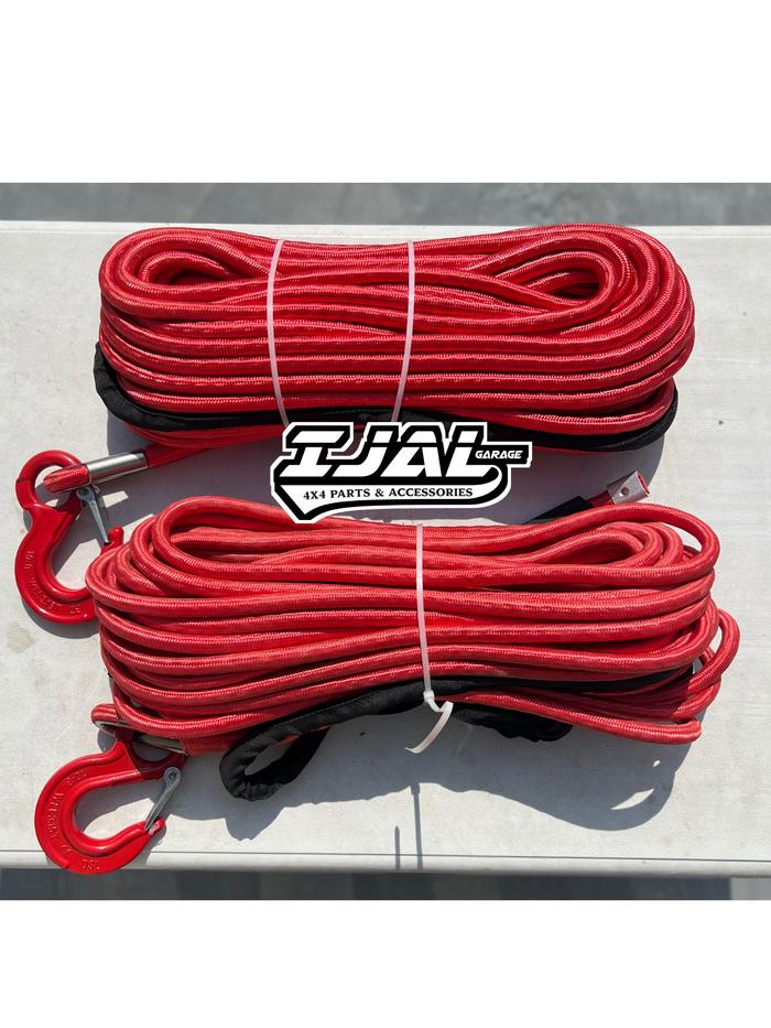 Jual Synthetic Rope Spydura winch. Tali Plasma bungkus 16mm×40meter ...