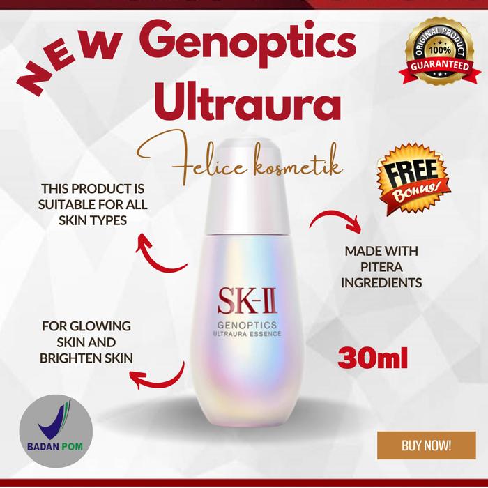 Jual SK-II SK2 SKII SK II SERUM GENOPTICS AURA ESSENCE 30 ML SERUM GLOWING - Jakarta Utara - SK ...