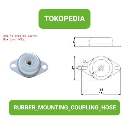 Jual RUBBER ENGINE MOUNTING 60KG KARET MOUNTING GENSET GENERATOR ...