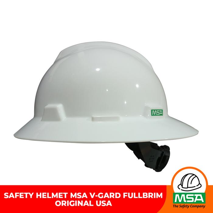 Jual Safety Helmet MSA Full Brim Ori USA Fastrac III Helm Safety Proyek ...