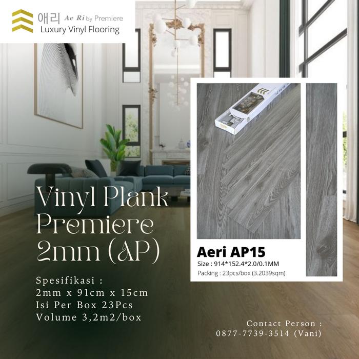 Jual Premiere Floor Lantai Vinyl Kayu Kode Aeri AP Vinyl Lantai Tebal ...