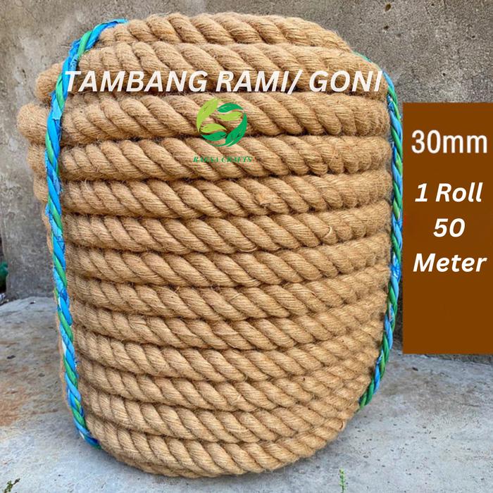 Jual Tali Tambang 30mm PER ROLL Tali Manila Goni Dadung Tali Tarik ...