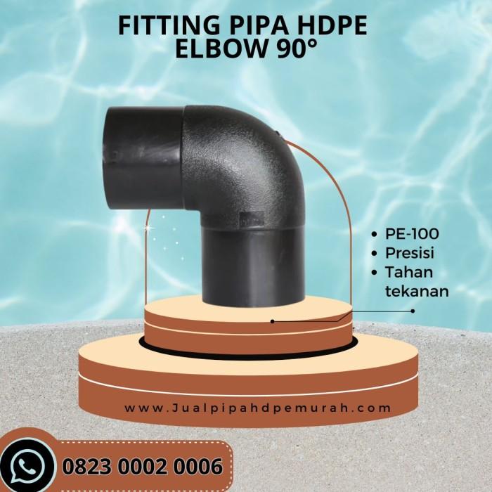 Jual Elbow Pipa Hdpe 90 derajat 2.5 Inch - Knee Pipa Hdpe Butt Fusion ...