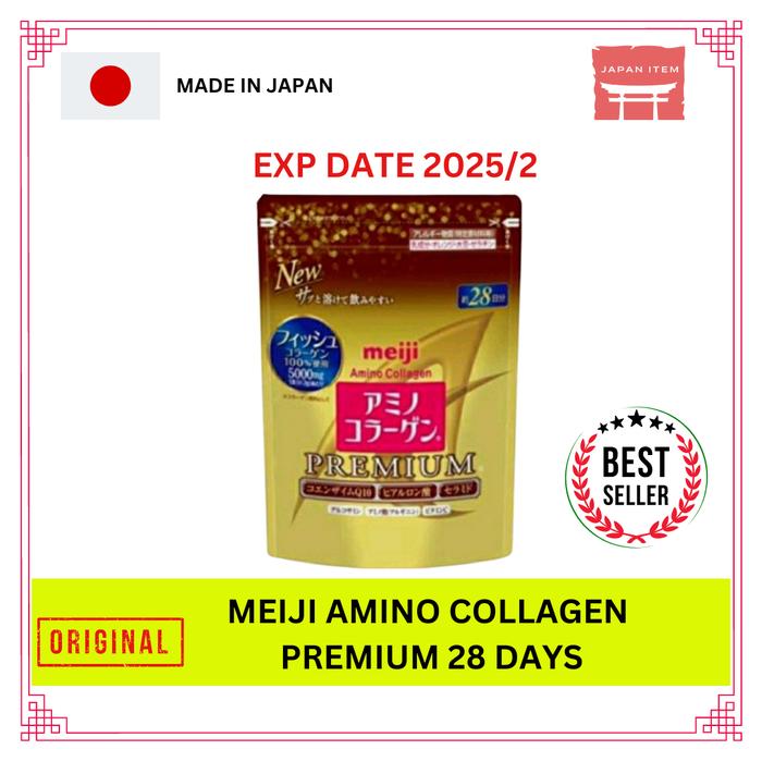 Jual Meiji Amino Collagen Premium Refill Pack Original Japan Di Seller Yama - Cengkareng Timur ...