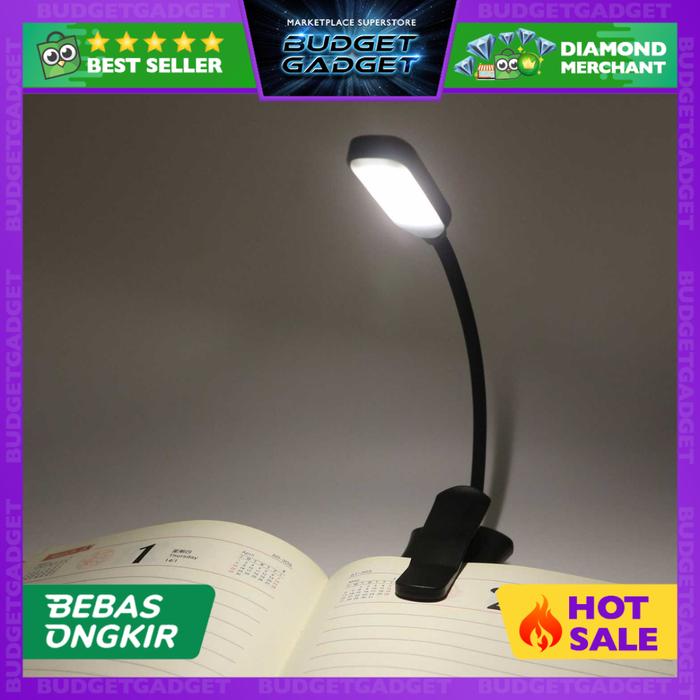 Jual TaffLED Lampu Baca Mini Jepit Fleksibel LED Clip Reading Lamp 3 ...