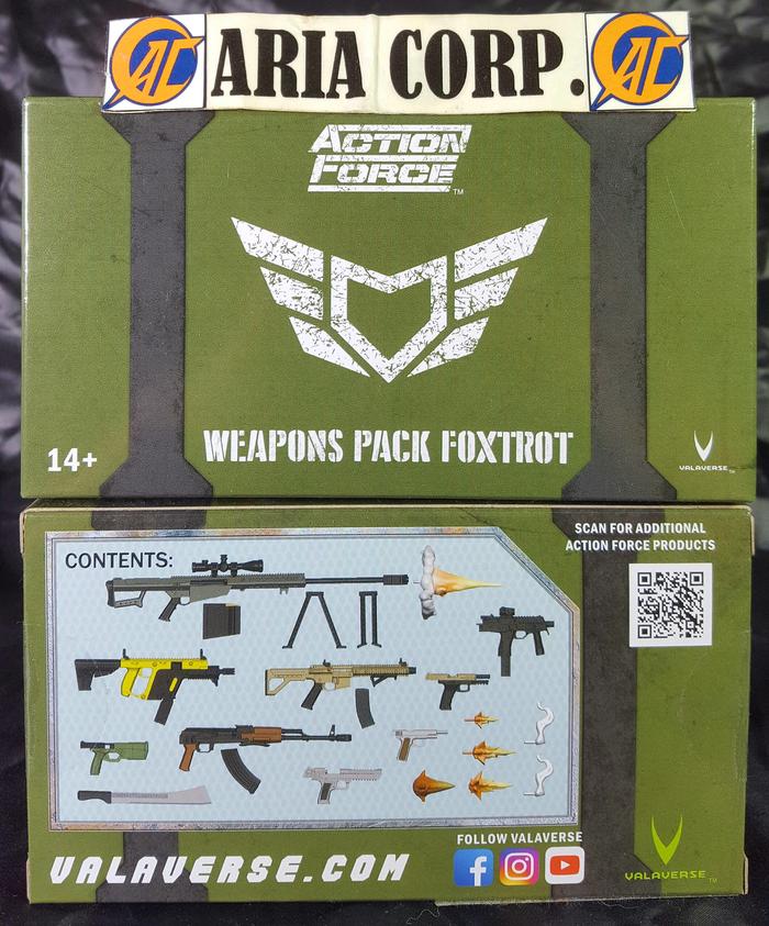 Jual 1/12 Valaverse Action Force Figure Weapons Pack Foxtrot Kitbash ...