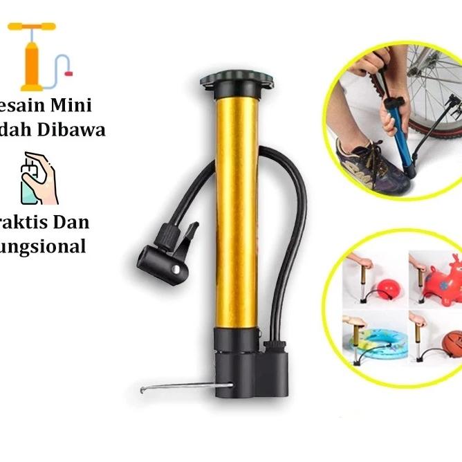 Jual pompa tangan bola basket volly pump angin hand ball basketball ...