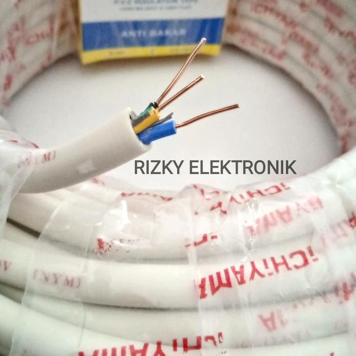 Jual Kabel Listrik isi 3 NYM ICHIYAMA 3x1.5mm Tembaga Cable Kualitas ...