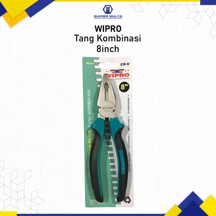 Jual Tang Kombinasi Wipro 8" / Linesman Pliers / Combination Plier ...