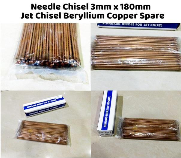 Jual refill part beryllium copper jet chisel needle scaler spare,non ...