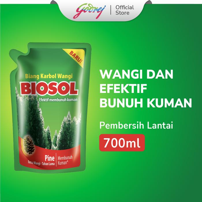 Promo Biosol Biang Karbol Wangi Pembersih Lantai 700ml - - Godrej Indonesia Store | Tokopedia