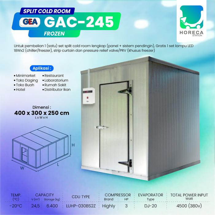 Jual GEA Split Cold Room (Full Set) FROZEN GAC-245/ GAC 245 / GAC245 ...