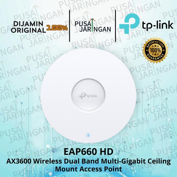 Jual TP-LINK EAP660 HD AX3600 Ceiling Mount WiFi 6 Access Point WiFi 6 ...