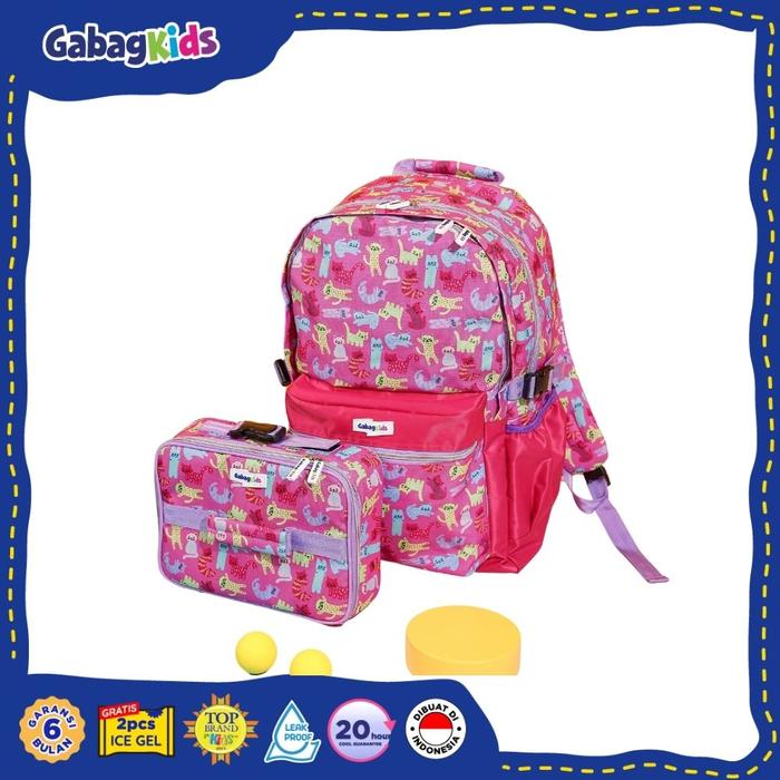 Promo Tas Ransel dan Bekal Anak Gabag Kids Felis (bundling) - Jakarta ...