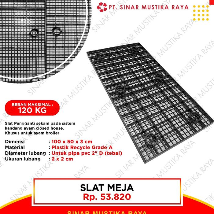Jual Populer Slat Plastik Meja Lantai Pijakan Tatakan Alas Kandang Ayam ...