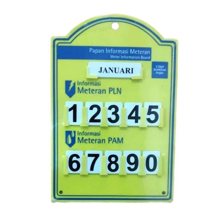 Jual Papan Meteran Pln Dan Pam Listrik Air Meter Di Seller Noelle ...
