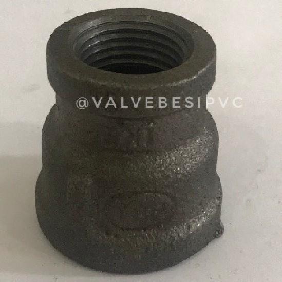 Jual Vlok Sok TSP 1 1/2 x 3/4 / Vlok sock drat TSP / Reduser hitam TSP ...