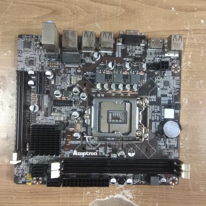 Jual mainboard amptron h61 mini itx hdmi vga output ready slot usb 3.0 ...