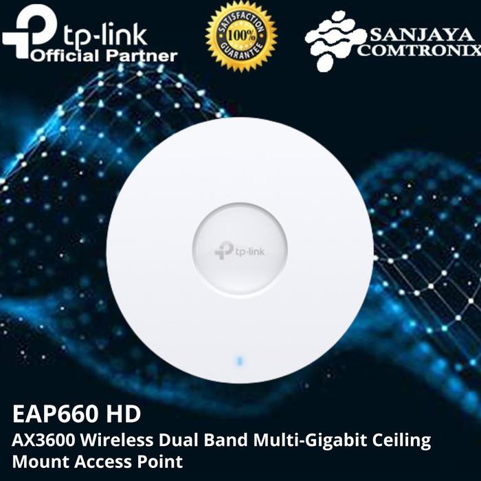 Promo TP-LINK EAP660 HD AX3600 High Density Multi-Gigabit Ceiling Mount ...