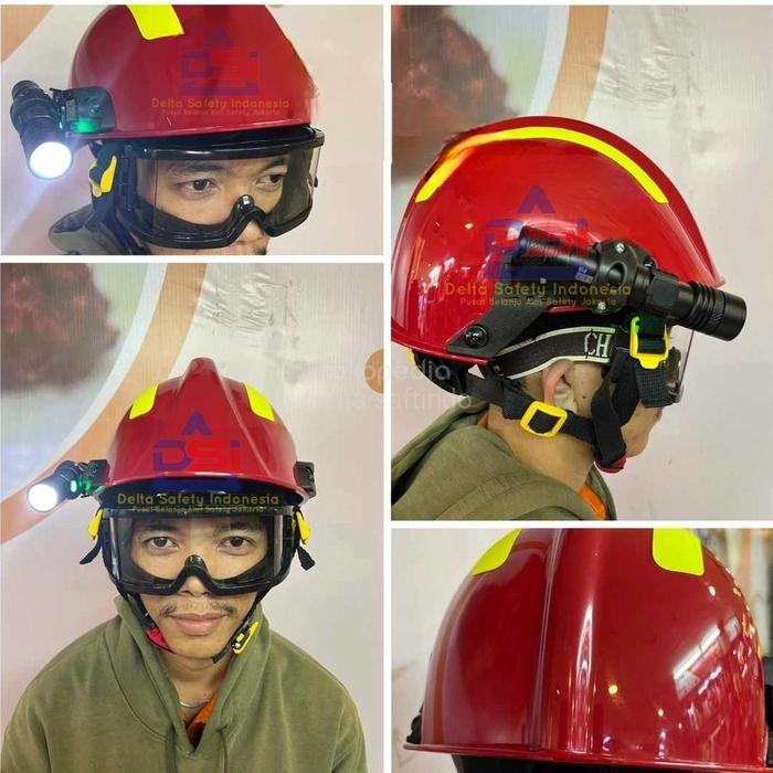 Jual Fireman Helmet Anben Fire F2 Full Set Helm Pemadam Standar Eropa CE EN - Jakarta Barat ...