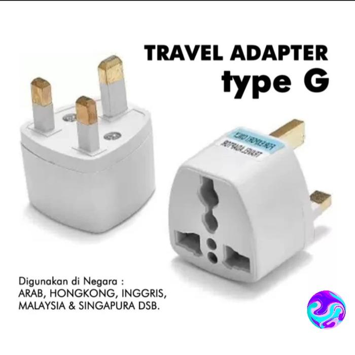Jual Colokan 3 Kaki Power Plug Adapter Converter SINGAPORE, MALAYSIA ...