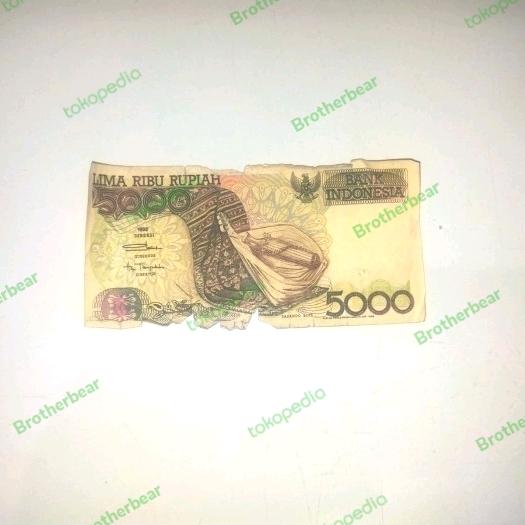 Promo Uang Kertas Lama Kuno Pecahan 5000 Sasando Danau Kelimutu - Kab ...